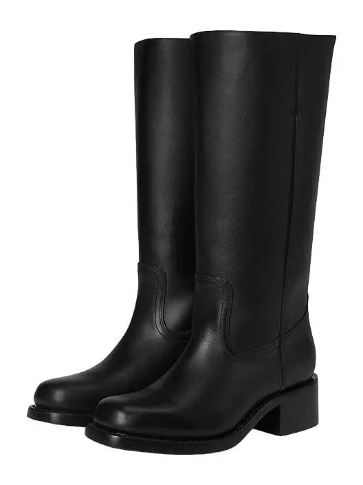 THE FRYE COMPANY Campus 14l Wide Calf Boots - Black