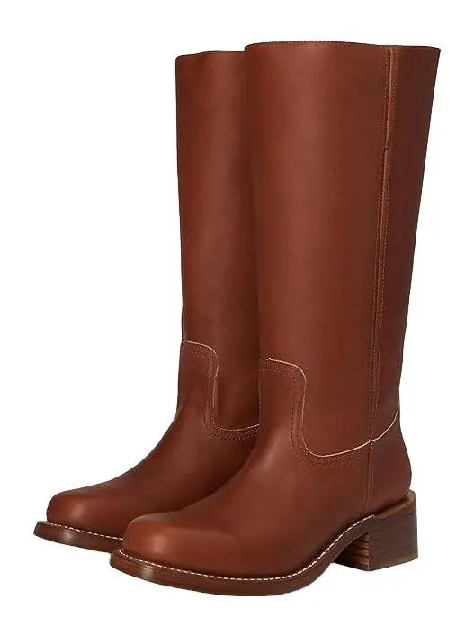 THE FRYE COMPANY Campus 14l Wide Calf Boots - Yellow