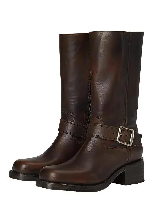 THE FRYE COMPANY Campus Buckle Boots - Brown