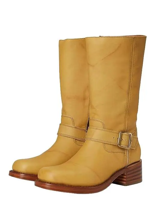 THE FRYE COMPANY Campus Buckle Boots - Yellow