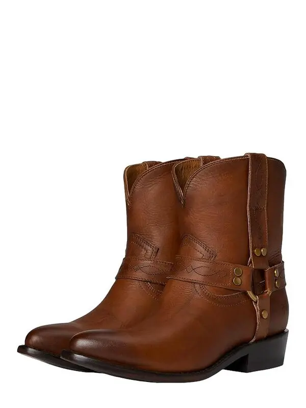 THE FRYE COMPANY Billy Short Harness Boots - Yellow