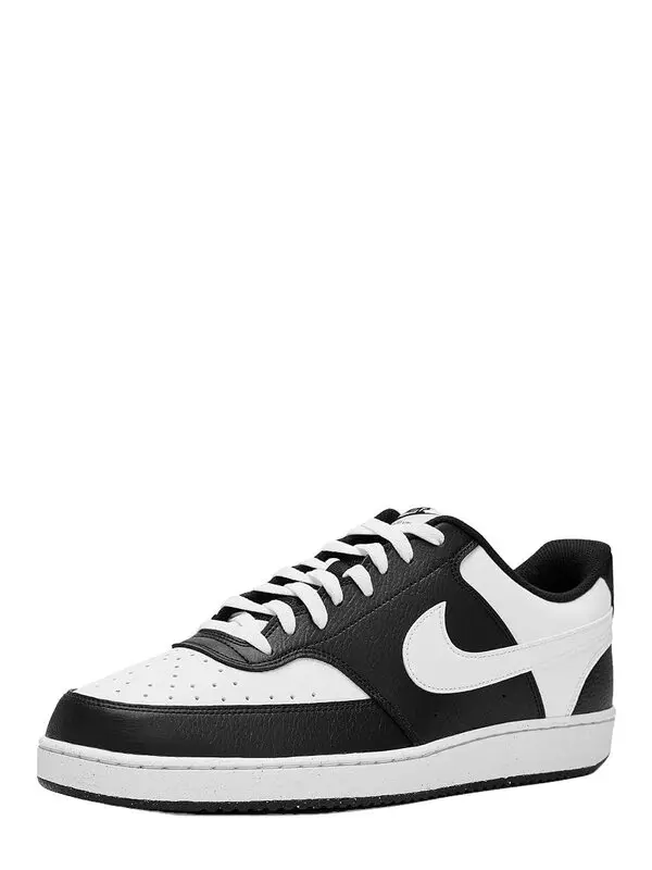 Nike Court Vision Low Lace-up Sneakers - Black