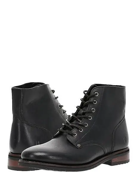 THE FRYE COMPANY Barrett Lace-up Ankle Boots - Black