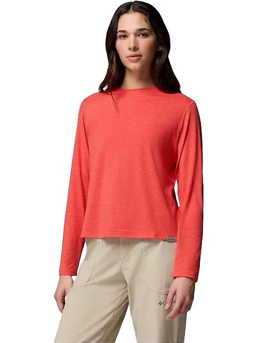 Columbia Csc Soft Stretch Long Sleeve Tee - Red