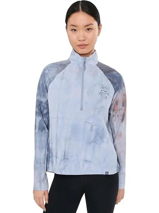 Columbia Pfg Uncharted Half Zip Sweatshirt - Blue