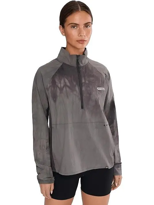 Columbia Pfg Uncharted Half Zip Sweatshirt - Gray