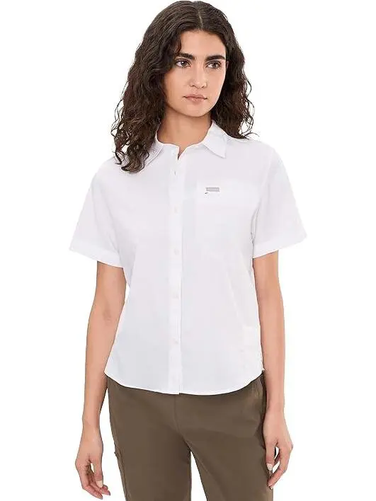 Columbia Silver Ridge Utility Ii Short Sleeve Shirt - White