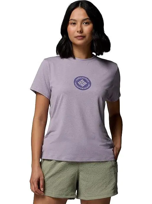Columbia Parsons Point Short Sleeve Graphic Tee - Purple