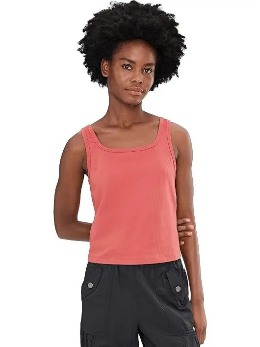 Columbia Pinetown Canyon Rib Tank - Red