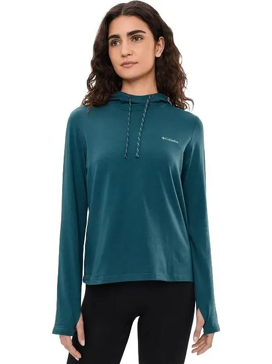 Columbia Sun Trek Hoodie Ii Long Sleeve Sweatshirt - Blue