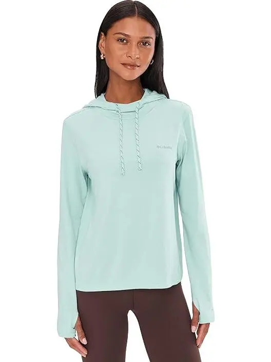 Columbia Sun Trek Hoodie Ii Long Sleeve Sweatshirt - Blue