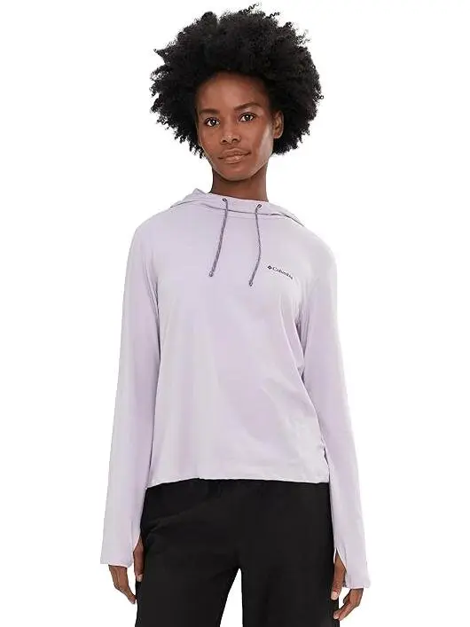 Columbia Sun Trek Hoodie Ii Long Sleeve Sweatshirt - Purple