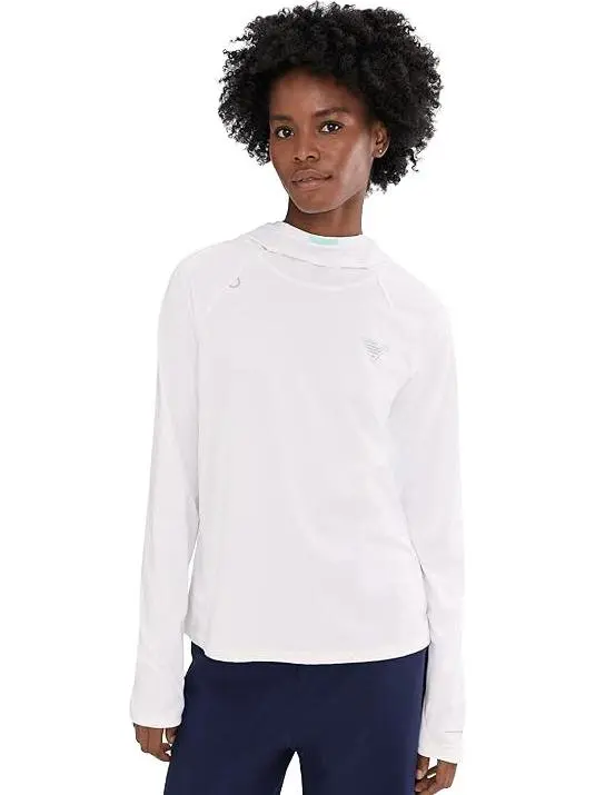 Columbia Pfg Wild Cast Sun Hoodie - White