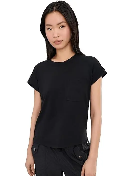 Columbia Short Sleeve Tee With Chest Pocket - Black