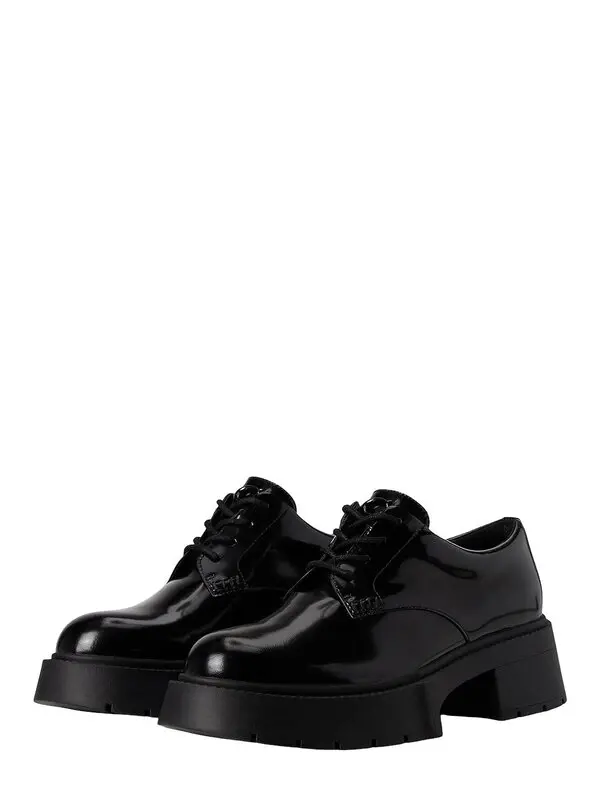 COACH Lyla Platform Derby Lace-up Shoes - Black