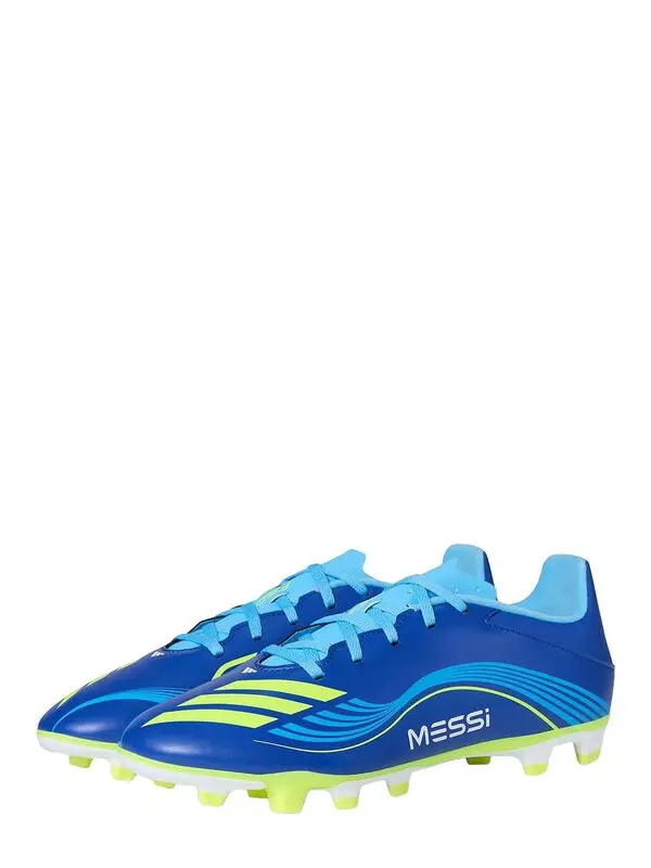 Adidas F50 Messi Club Firm/multi Ground Soccer Cleats - Blue