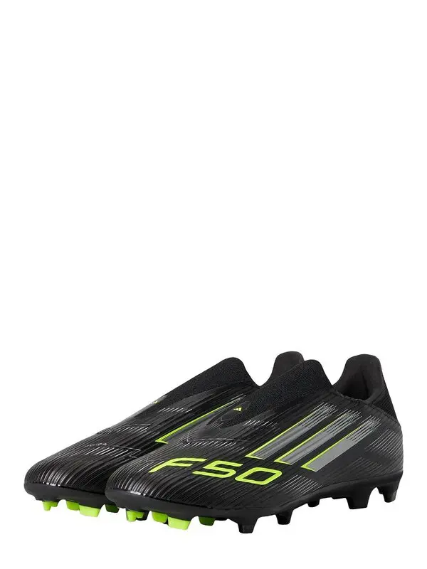 Adidas F50 League Laceless Firm Ground Soccer Cleats - Black