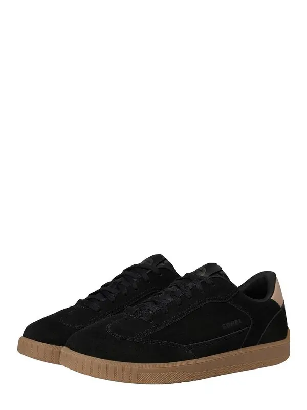 Sorel Ona Drift Suede Lace-up Sneakers - Black