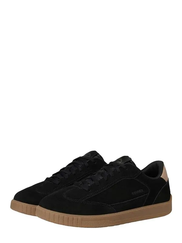 Sorel Ona Drift Suede Lace-up Sneakers - Black