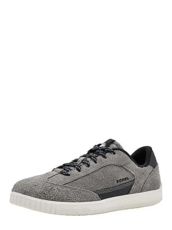 Sorel Ona Drift Suede Lace-up Sneakers - Quarry/black