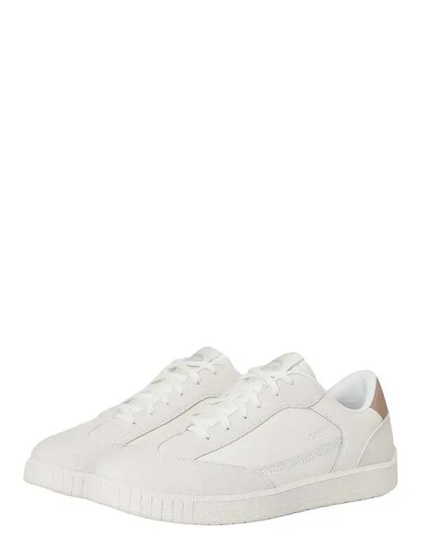 Sorel Ona Drift Suede Lace-up Sneakers - White