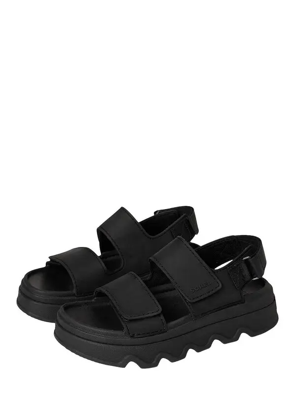 Sorel Kinetic Sunchase Ankle Strap Sandals - Black