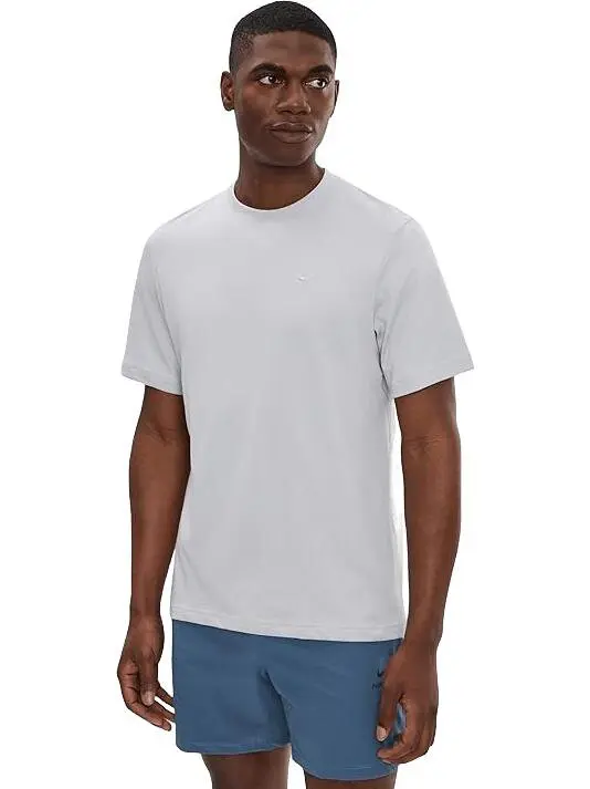 Nike Dri-fit Short Sleeve Crew Neck Top - Gray