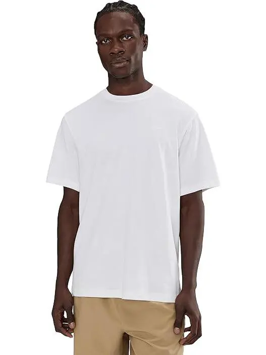 Nike Dri-fit Short Sleeve Crew Neck Top - White