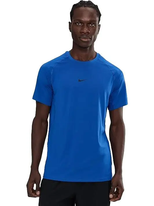 Nike Pro Dri-fit Slim Short Sleeve Top - Blue