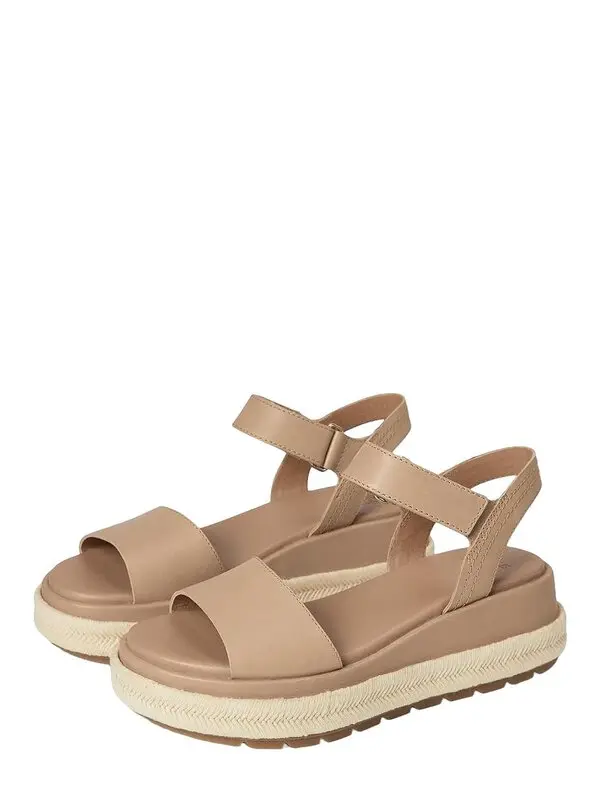 Sorel Sunpeak Platform Sandals - Beige