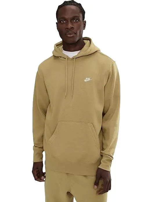 Nike Club Fleece Pullover Hoodie - Beige