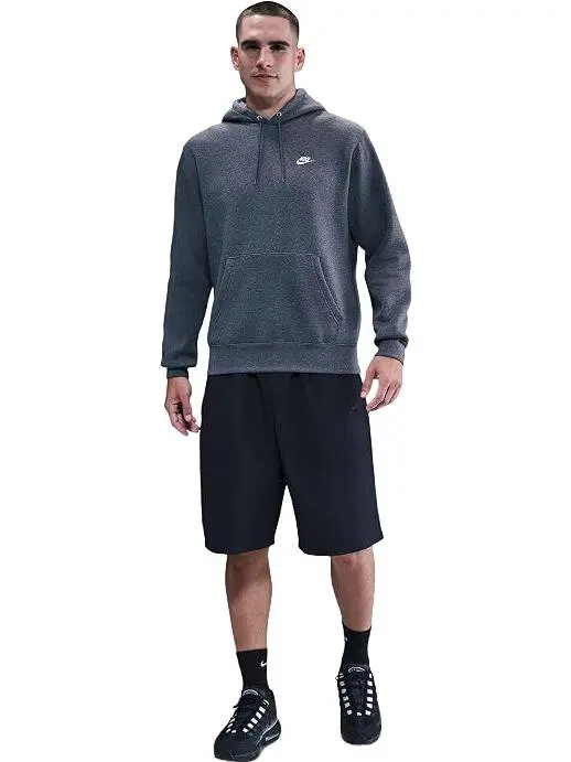 Nike Club Fleece Pullover Hoodie - Gray