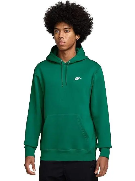 Nike Club Fleece Pullover Hoodie - Green