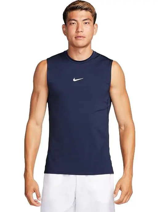 Nike Pro Dri-fit Slim Sleeveless Top - Black