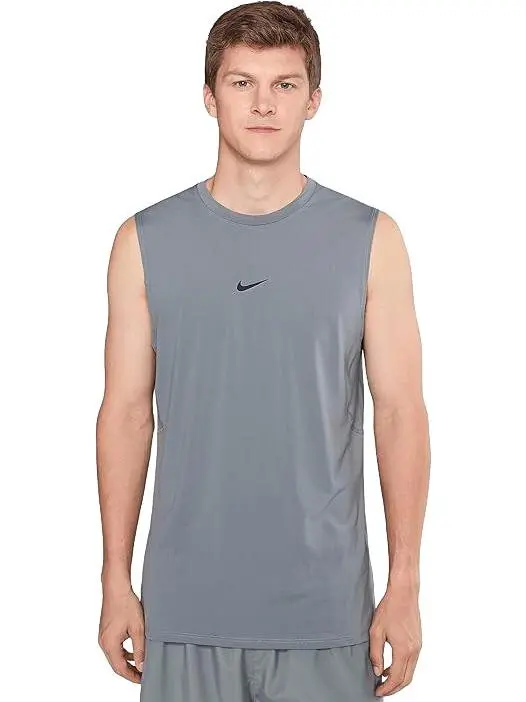 Nike Pro Dri-fit Slim Sleeveless Top - Gray
