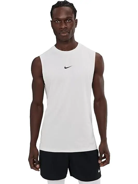 Nike Pro Dri-fit Slim Sleeveless Top - White