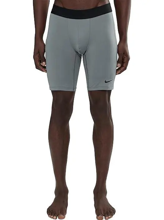 Nike Pro Dri-fit Long Fitness Shorts - Gray