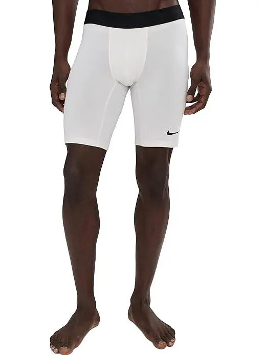 Nike Pro Dri-fit Long Fitness Shorts - White