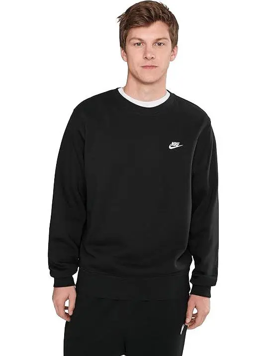 Nike Club Basketball Crew Sweatshirt - Black