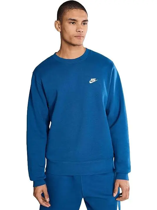 Nike Club Basketball Crewneck Sweatshirt - Blue