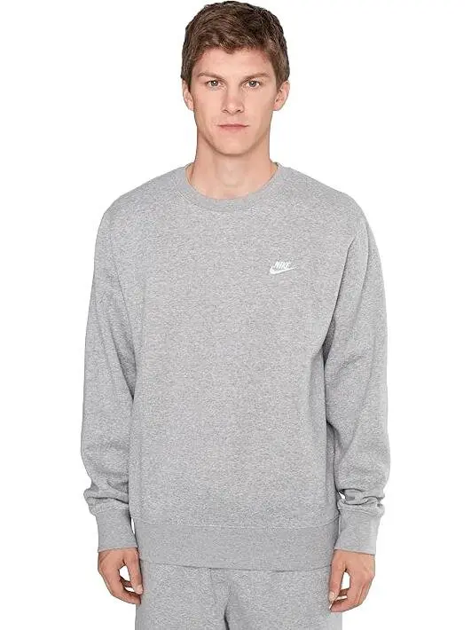 Nike Club Basketball Crew Sweatshirt - Gray