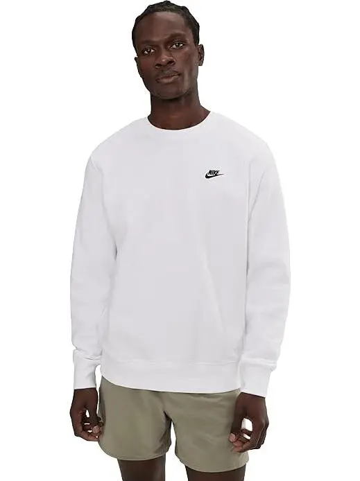 Nike Club Basketball Crew Sweatshirt - White
