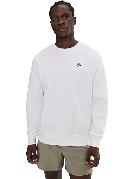 Nike Club Basketball Crewneck Sweatshirt - White