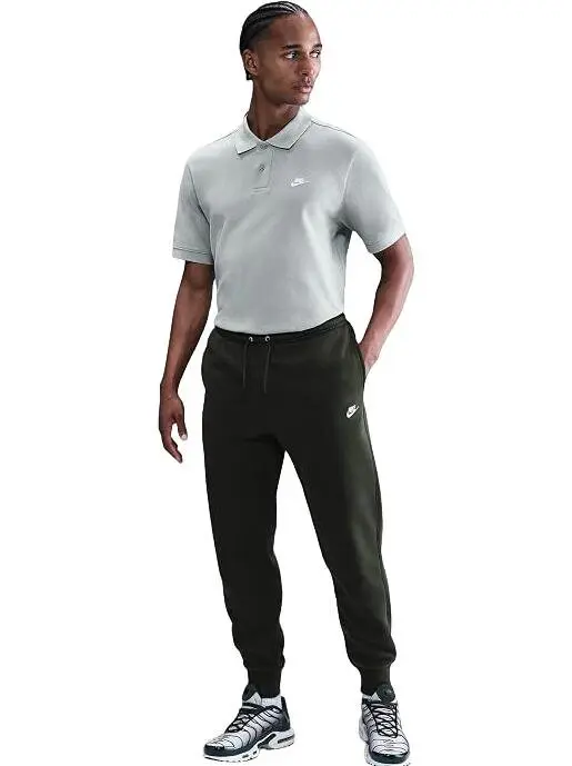 Nike Club Fleece Joggers With Embroidered Logo - Black