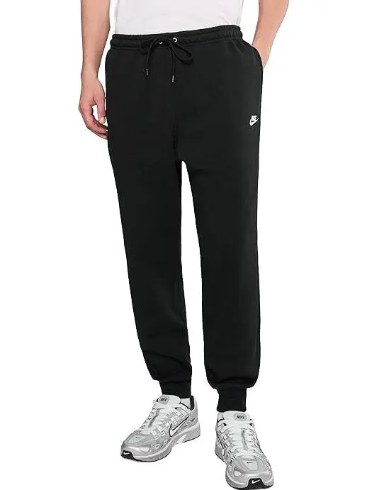 Nike Club Fleece Joggers With Embroidered Logo - Black