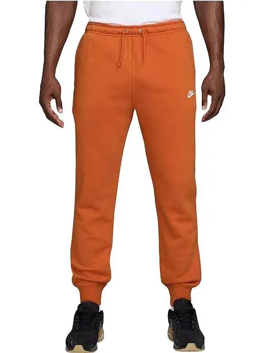 Nike Club Fleece Joggers With Embroidered Logo - Orange