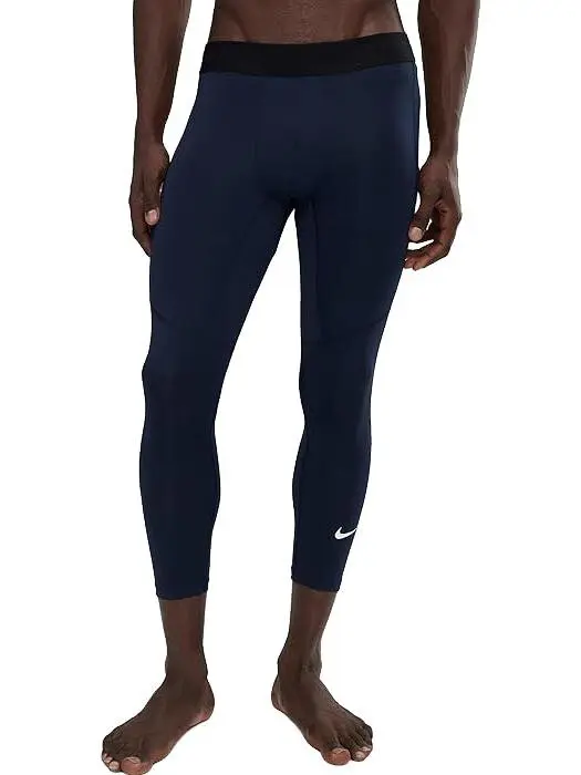 Nike Pro Dri-fit 3/4 Fitness Tights - Black