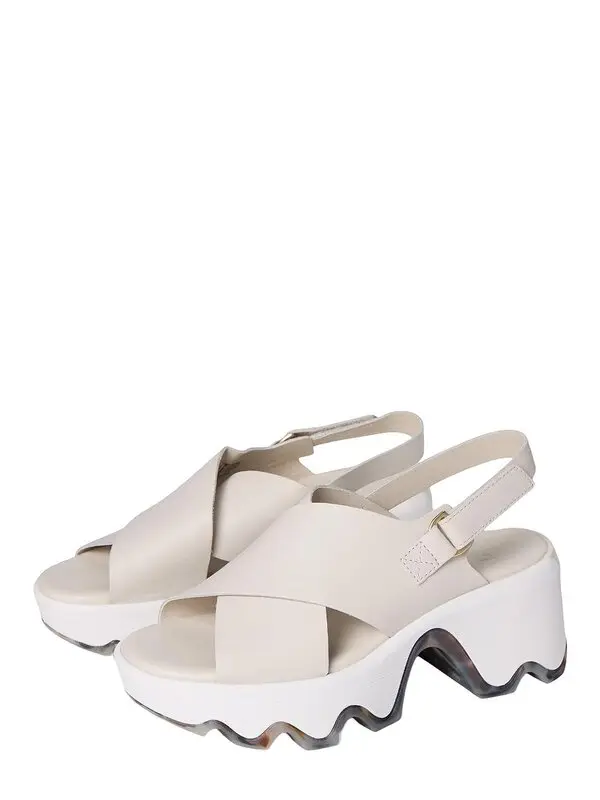 Sorel Kinetic Aura Slingback Platform Sandals - Gold