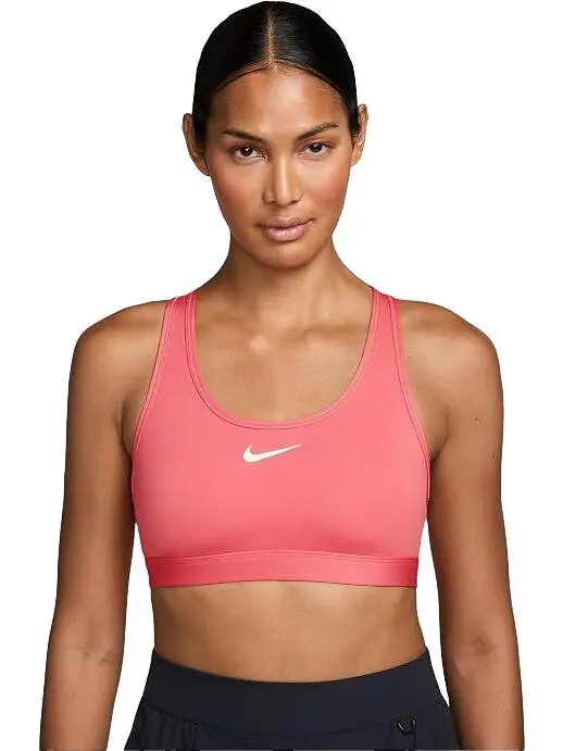Nike Swoosh Medium Support Bra Bra Steam - Pink