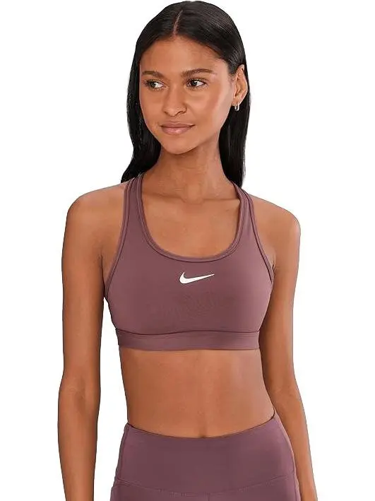 Nike Swoosh Medium Support Bra Bra Sea Coral - Purple